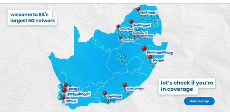 Rain 5g Coverage Map - SA Broadband